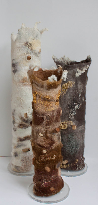 "Tree Trunk Trio" - Grange Art Studio